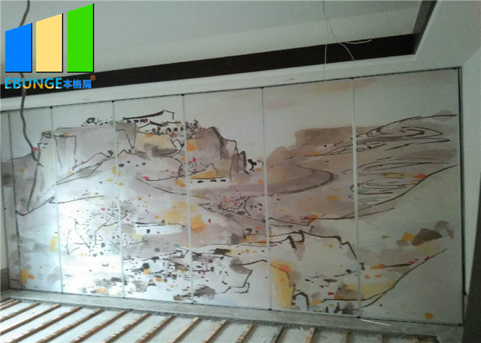 Le mur démontable acoustique ignifuge de porte se pliante de bureau ...